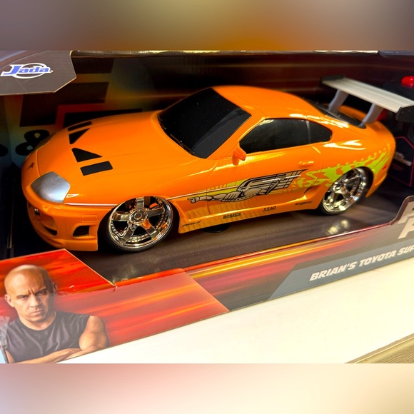 Jada Toys | Other | Jada Toys Fast Furious Brians Toyota Supra Rc 16 ...